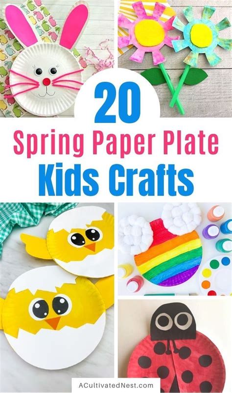 Image result for Paper Plate Spring Crafts