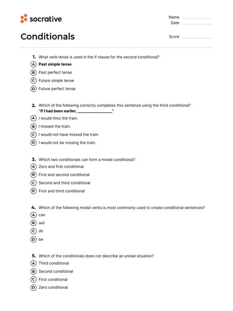 Image result for Conditional Sentence Quiz