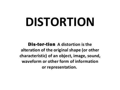 Image result for Different Types of Distortion