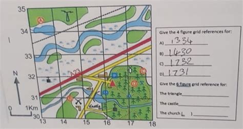 Image result for Eight-Figure Grid Reference