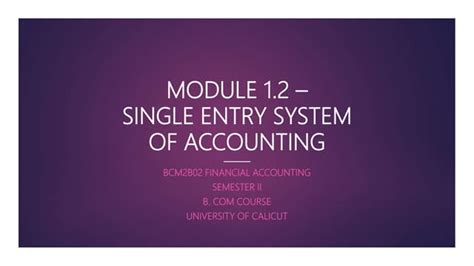 Image result for Single Entry System Meaning