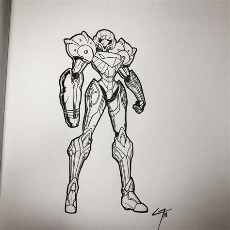 Image result for How to Draw Samus Easy