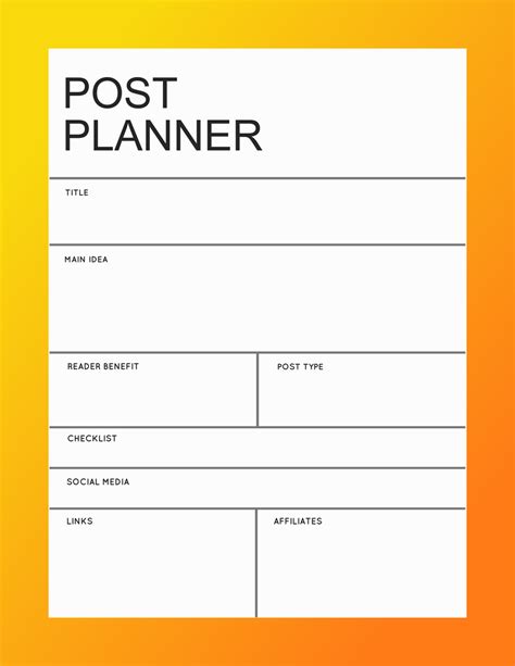 Image result for Post Planner