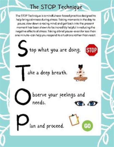 Image result for Example of Stopp Technique