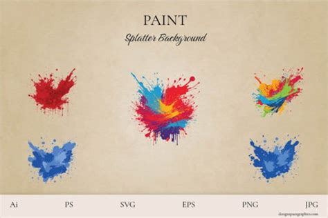 Image result for Colorful Paint Splatter Vector