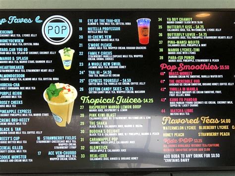Image result for Pop Menu