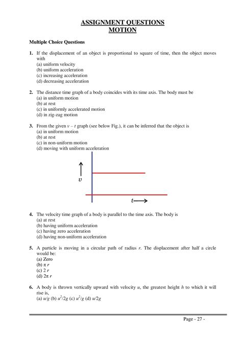 Image result for Physics Questions Class 9 Motion