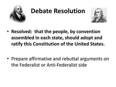 Image result for Debate Resolution Examples