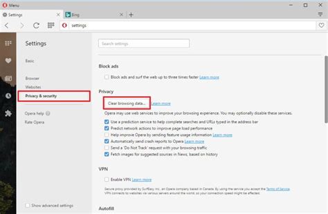 Image result for Clear Cache Opera