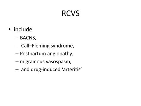 Central Nervous System Vasculitis - Rheumatic Disease Clinics - Face ...