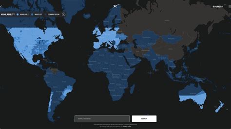 Image result for SpaceX Internet Coverage Map