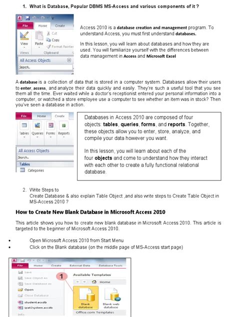 Image result for Print the Database Structure without Indexes Access