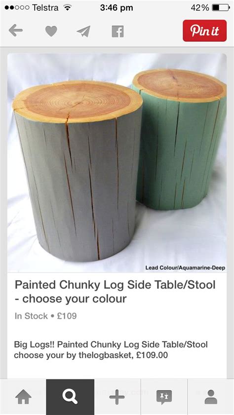 Image result for How to Make Log Stools