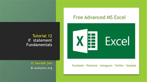 Image result for Excel If Statement Tutorial Video