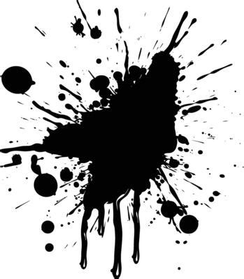Image result for Black Splatter Vector