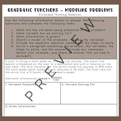 Image result for Quadratics Problem Solving