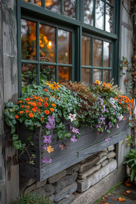 Image result for Fall Window Box Decorating