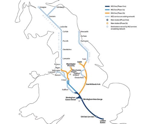 Image result for HS2 Map