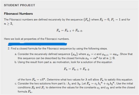 Image result for Fibonacci Closed Formula