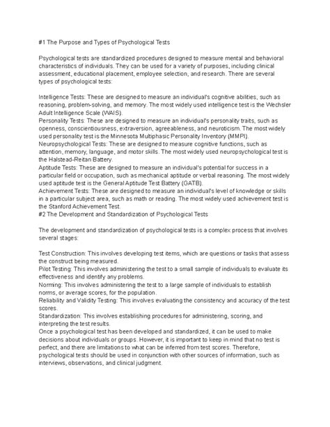 Image result for Psychological Test Examples