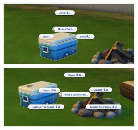 Image result for Sims 4 Snacks Mod