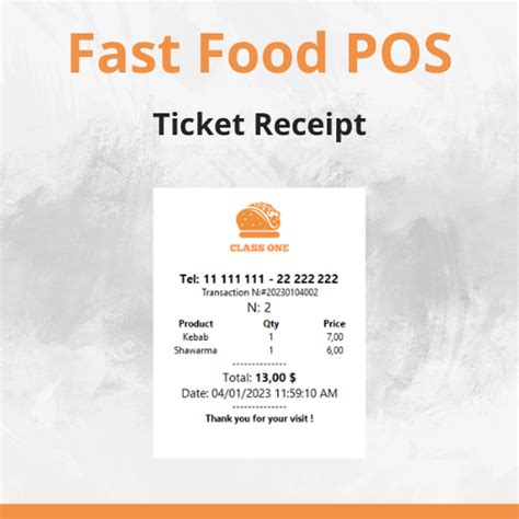 Image result for Fast Food POS System