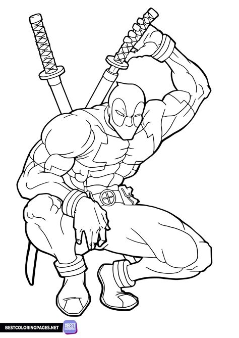 Image result for Deadpool Colossus Coloring Pages