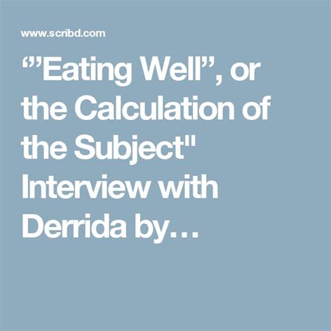 Image result for Derrida Interview