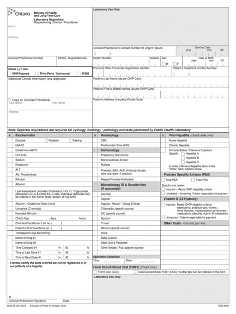 Image result for Accu Reference Lab Requisition Form Template