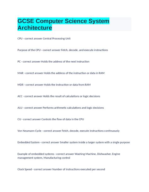 Image result for System Architecture GCSE Computer Science