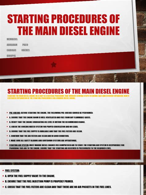 Image result for Starting a Diesel Engine