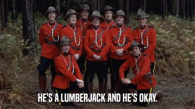 Image result for Monty Python Lumberjack Meme