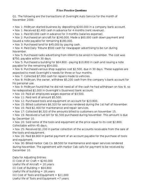 Image result for Accounting Practice Problems