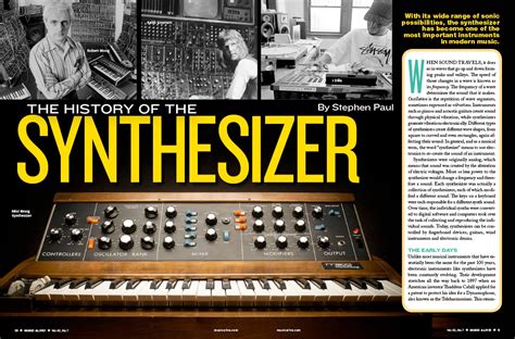 Image result for First Synthesizer