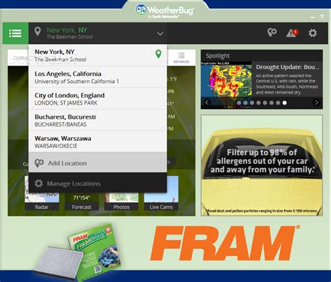 Image result for Get WeatherBug