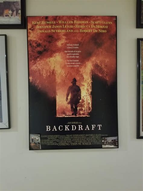 Image result for Backdraft Movie Poster