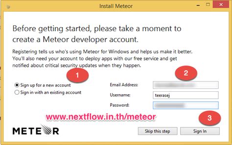 Image result for Meteor for Windows Install