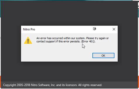 Image result for Nitro PDF Is Crashing Error