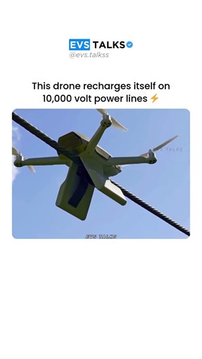 Drone Battery Low? Just LAND on a Power Line 🤯