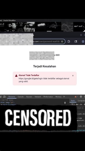 POC: OWASP Top 10 – Open Redirect Bypass The target uses a domain allowlist (.ac.id, .go.id). Bypass occurs by abusing weak validation on the redirect_uri parameter, allowing external redirects. Payload ?redirect_uri=https://google.com/.ac.id/ ?redirect_uri=https://.ac.id.google.com/ #ethicalhacking #infosec #poc #bugbounty #hack