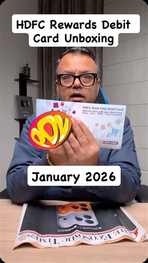 Every Paisa Matters on Instagram: "Unboxing HDFC Rewards Debit Card 💳 Got one more, HDFC EasyShop Rewards debit card, which gives 5% cashback on credit card bill payment via Payzapp. #creditcards #HDFC #Rewards #billpayment #DebitCard"