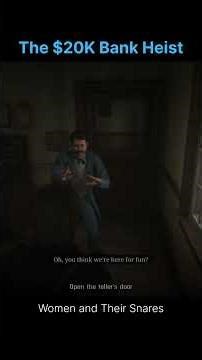 RDR2 Bank Robbery | $20,000 Biggest Heist Ever 💰