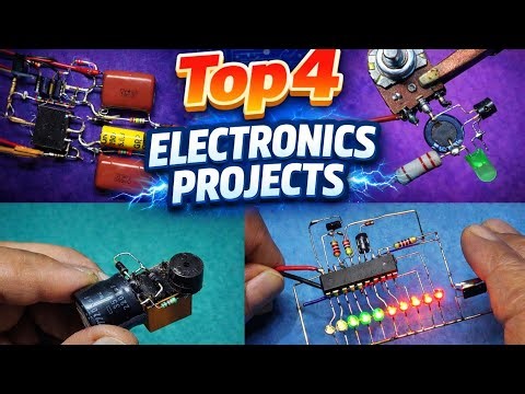 (NEW 2026) Top 4 Electronics Projects For Beginners |@Shaktitechshakti 