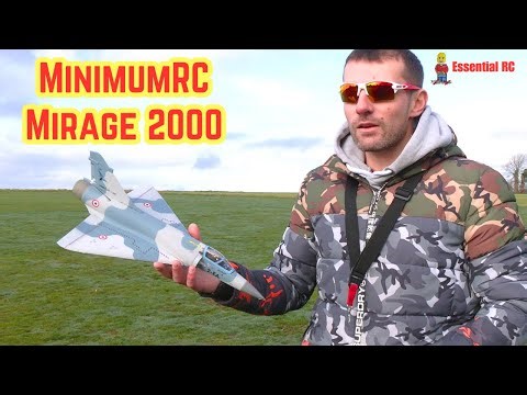 WORLD'S SMALLEST ! MinimumRC Dassault Mirage 2000 Brushless 30mm EDF Stabilised RC JET