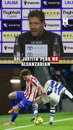 Simeone, sin tapujos: "Con esto no alcanza" I MARCA