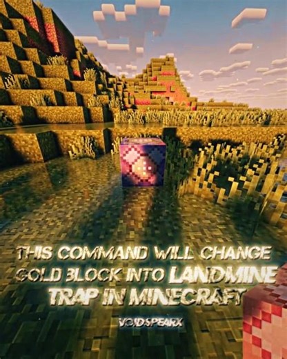 Minecraft But Gold Block is a LANDMINE 💀 (No Mods)