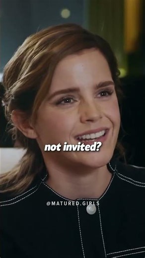 Why Being Excluded Hurts So Deeply — Emma Watson Gets Emotional #shorts