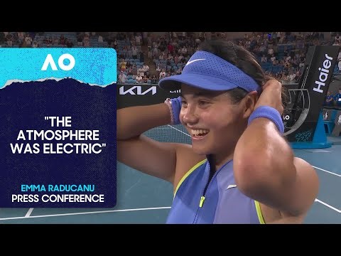 Emma Raducanu On-Court Interview | Australian Open 2026 First Round