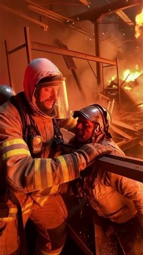 Backdraft Explosion Inside Burning Warehouse #rescueefforts #firefighter