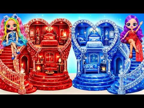 We Build Amazing Doll House: Ruby vs Diamond Challenge for K-Pop Demon Hunters | Doll House GIRLS